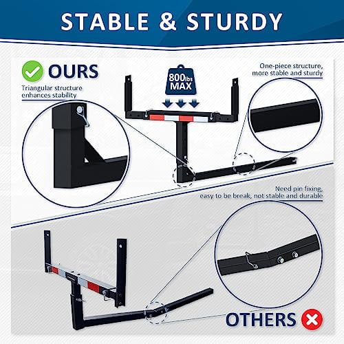 PENSUN Truck Bed Extender, 2 in 1 Design Foldable Pick Up Truck Bed ...