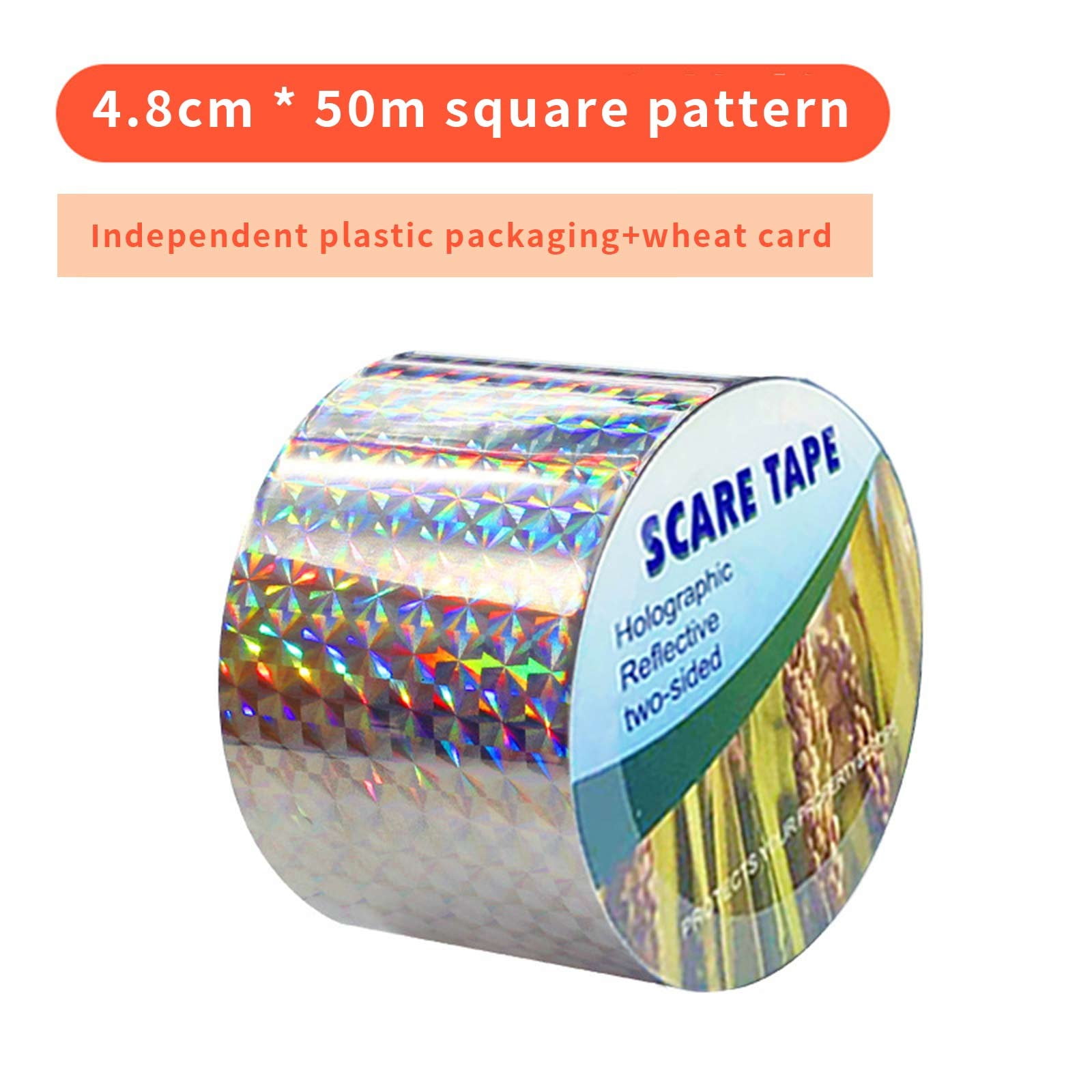 PENUMG Colorful Floral Square Bird Belt Balcony Orchard Bird Prevention ...
