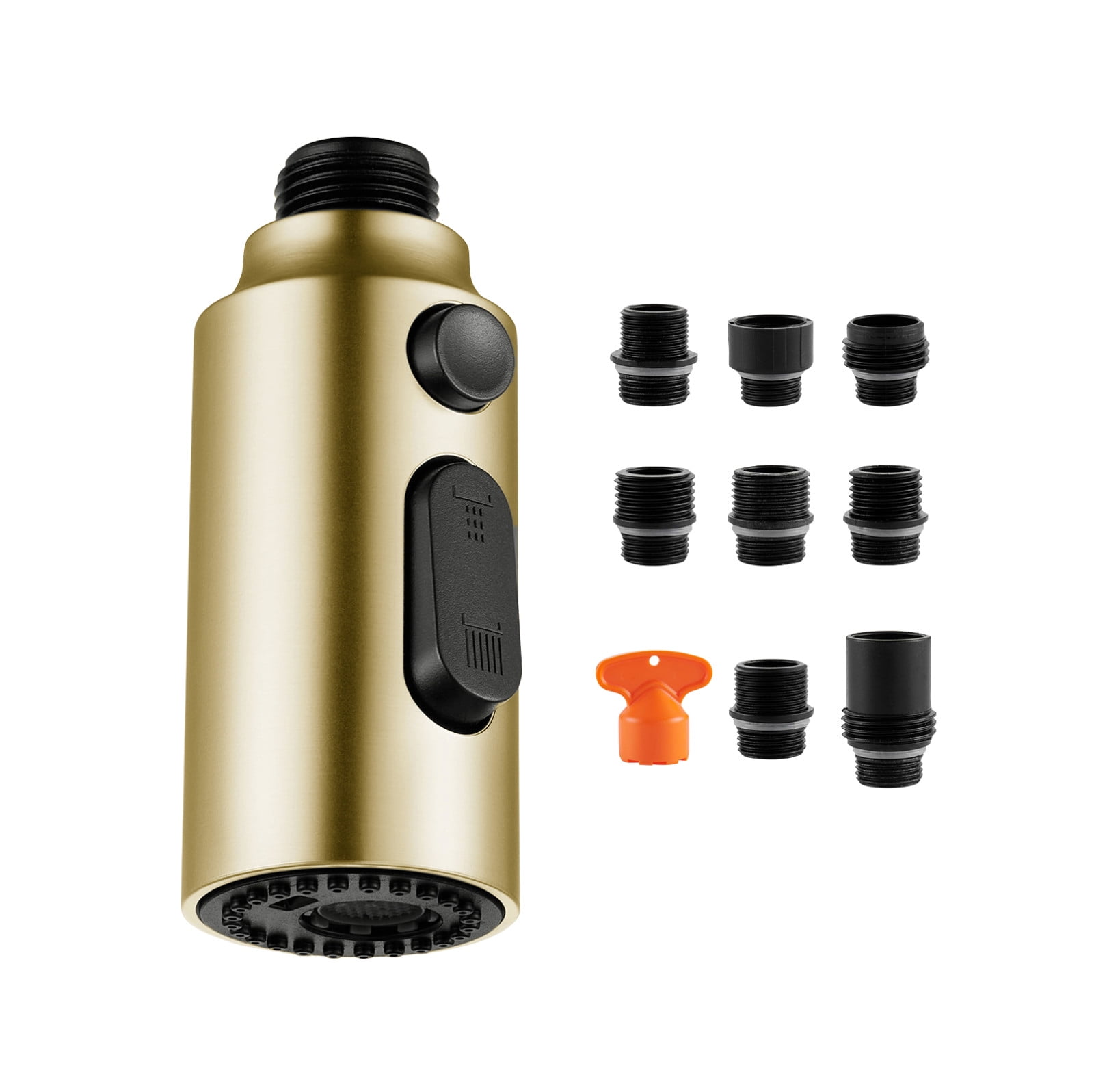 Universal Kitchen Sink Faucet Spray Head Replacement Kit with Multiple Adapters, Easy ...