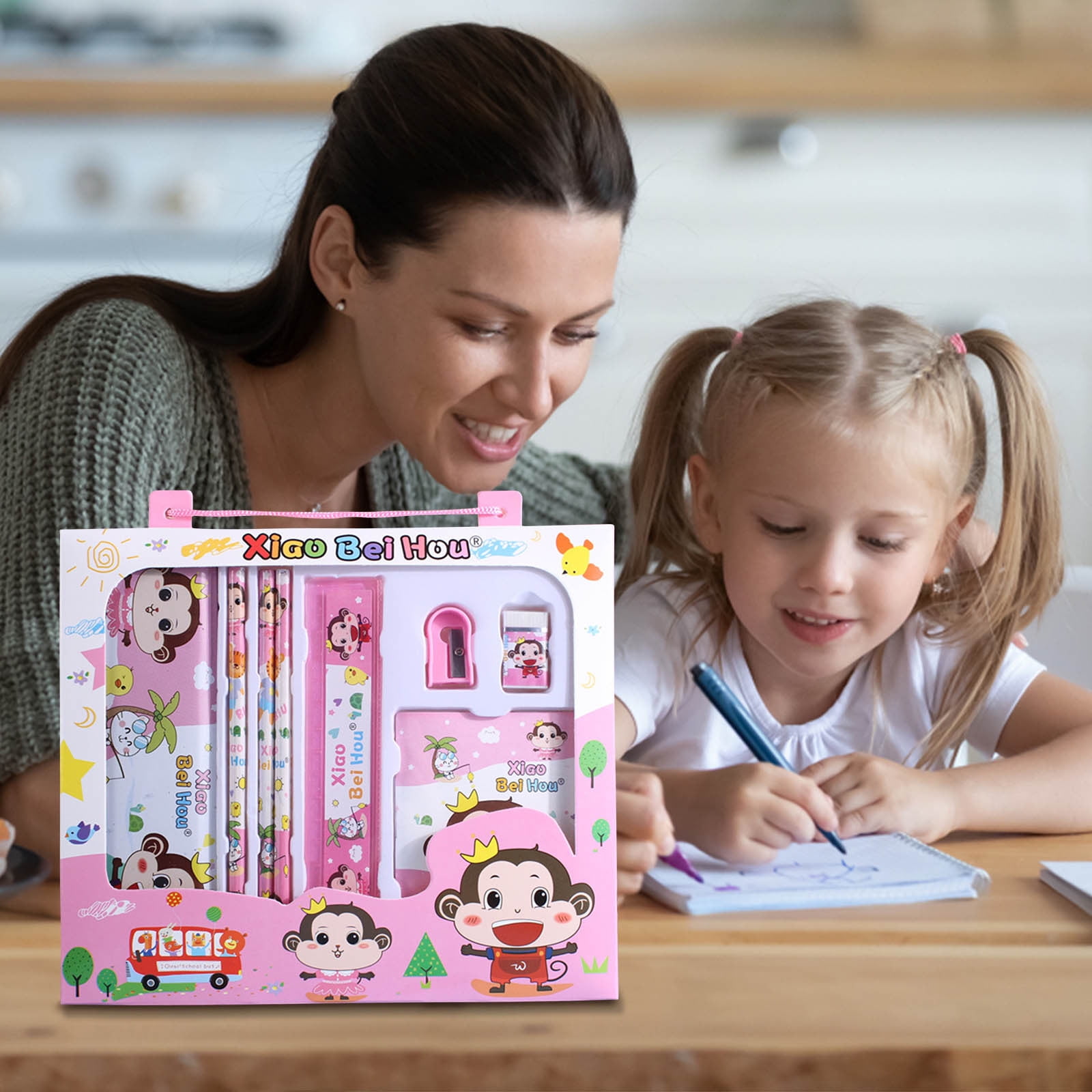 PEONAVET 8Pcs Stationery Set Welcome Starting Season Supplies ...