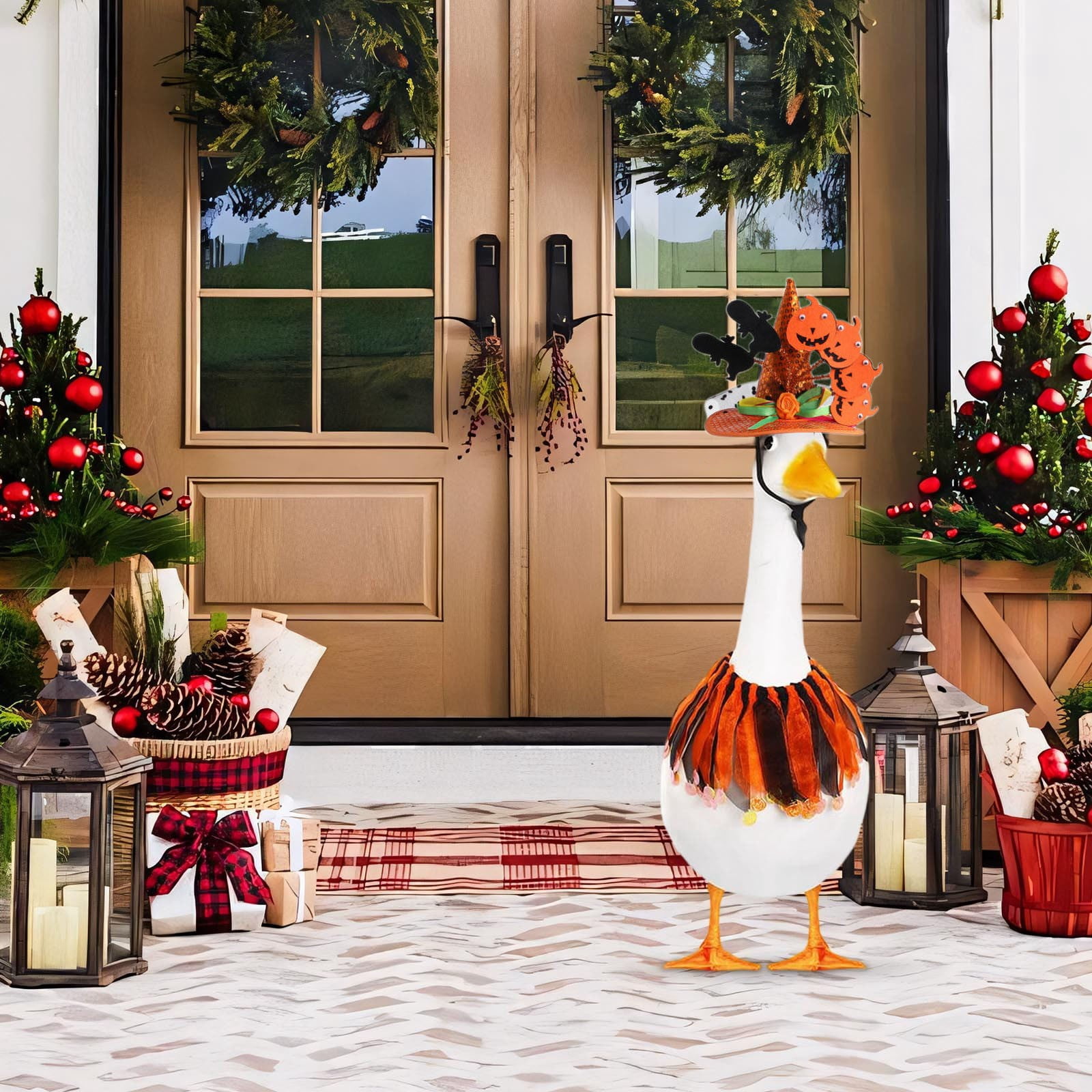 PEONAVET Halloween Porch Goose Outfits Porch Goose Clothes for 23 Inch ...