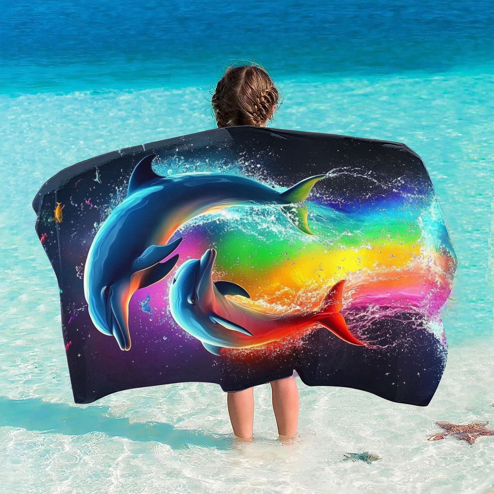 PEONAVET Turtles Beach Towel for Boys, Cute Kids Beach Towels ...
