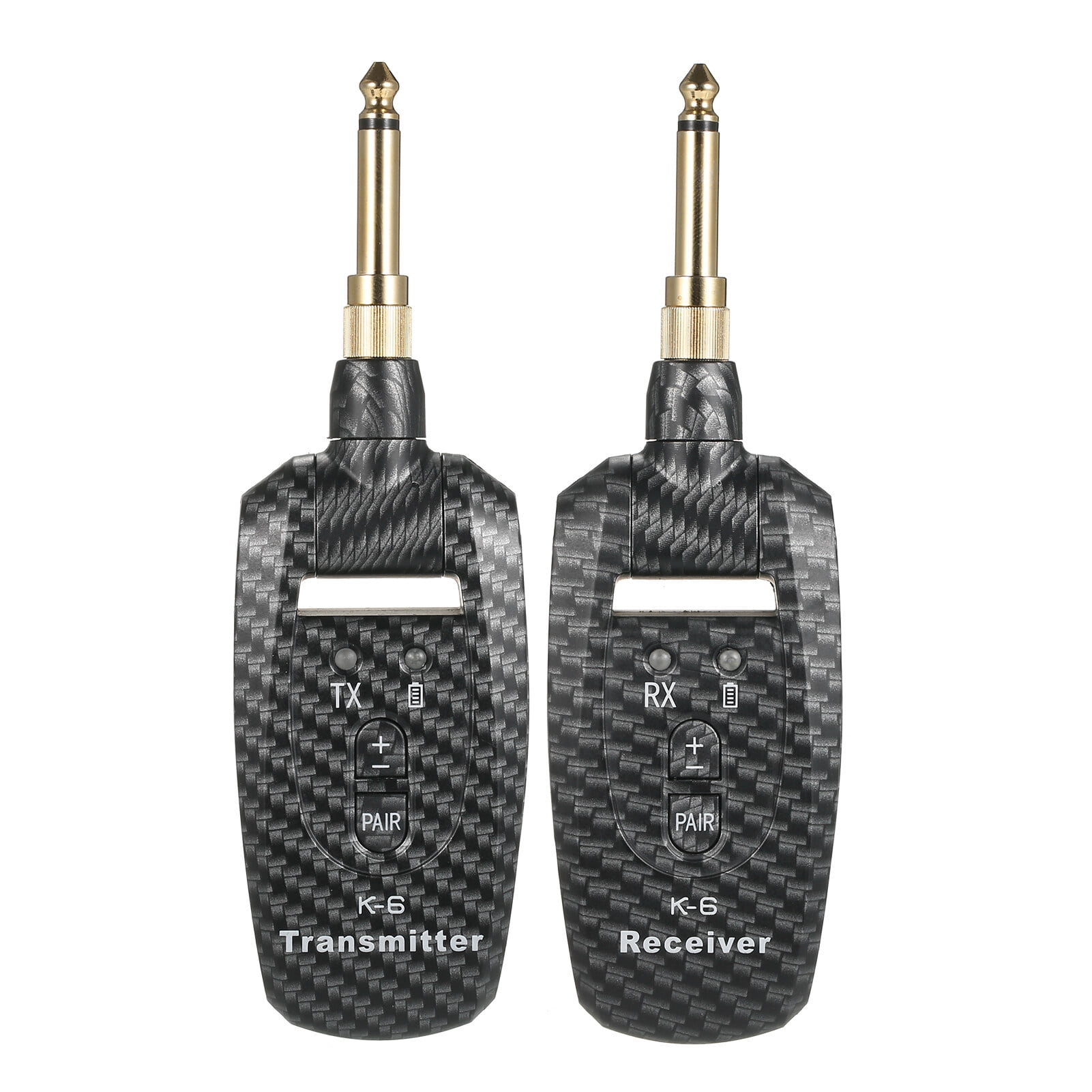 PEPISKY Portable UHF Wireless Guitar Transmitter and Receiver Set 50M ...