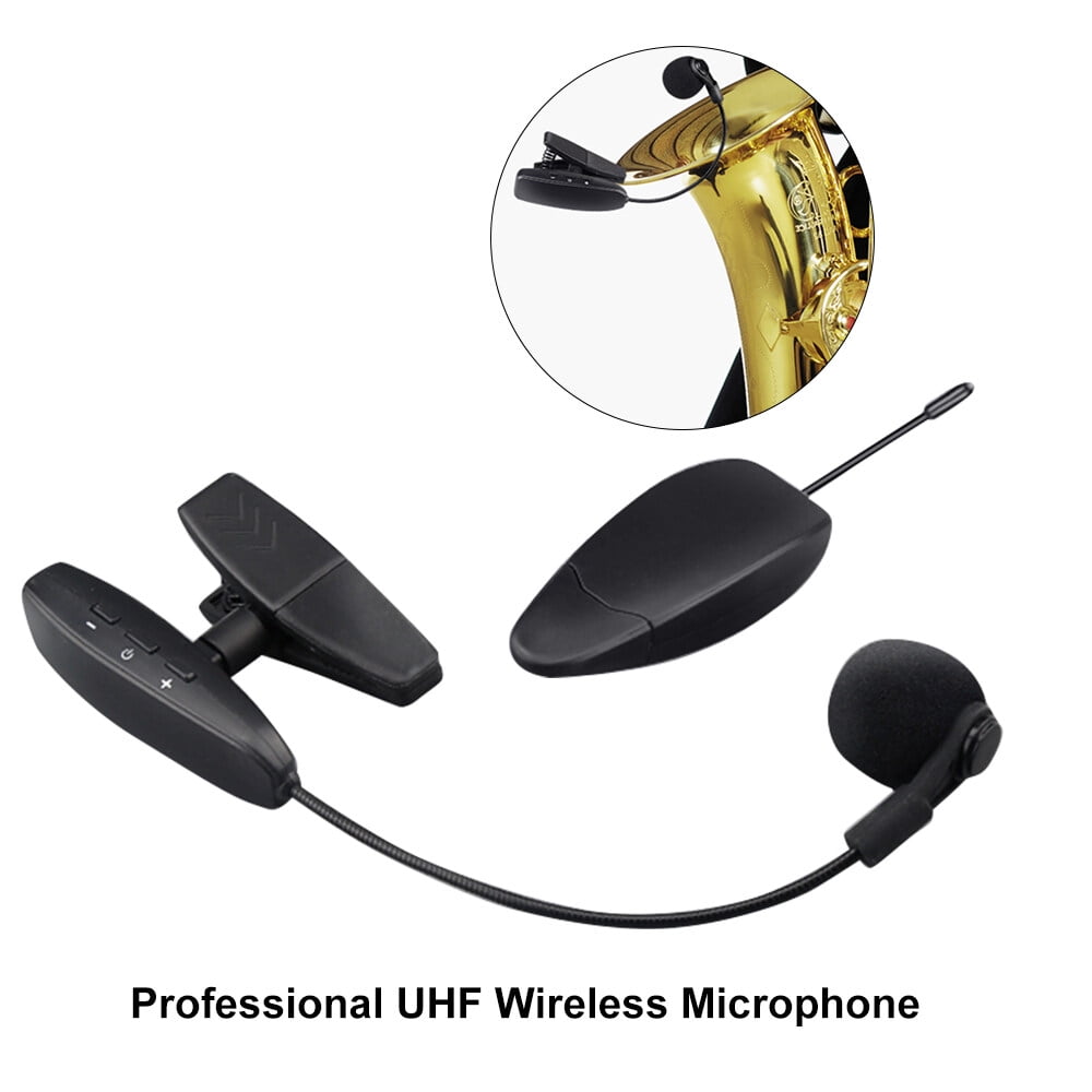 PEPISKY Professional UHF Wire-less Saxophone Microphone Brass ...