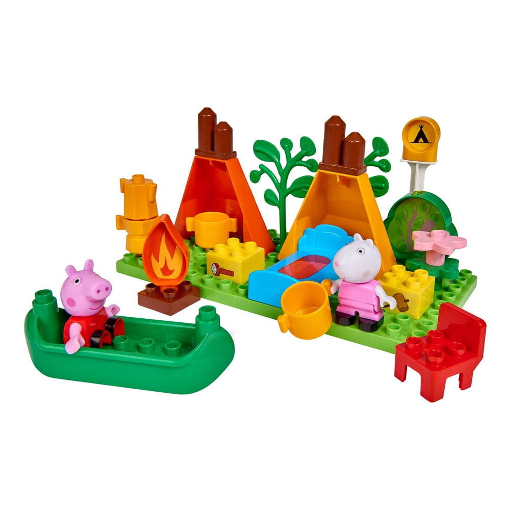 PEPPA PIG BIG-Bloxx Camping Construction Set Toy Playset, 18 Months to ...