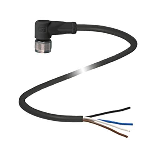 PEPPERL + FUCHS AUTOMATION V1-W-BK15M-PVC-U, CBL 4POS PLUG RA TO WIRE ...