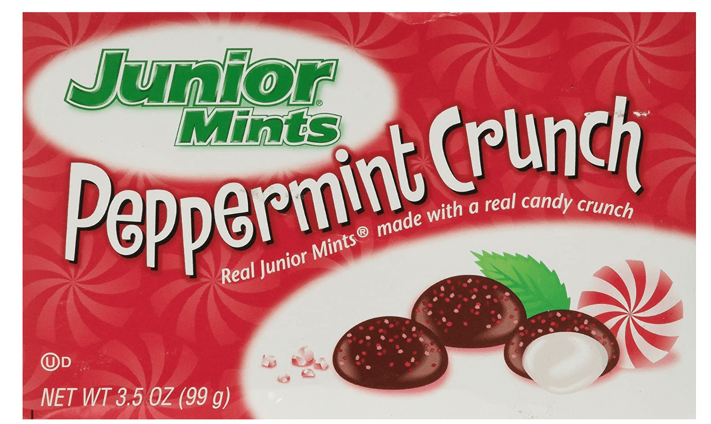 PEPPERMINT CRUNCH 3.5OZ by JUNIOR MINTS MfrPartNo 53965 - Walmart.com