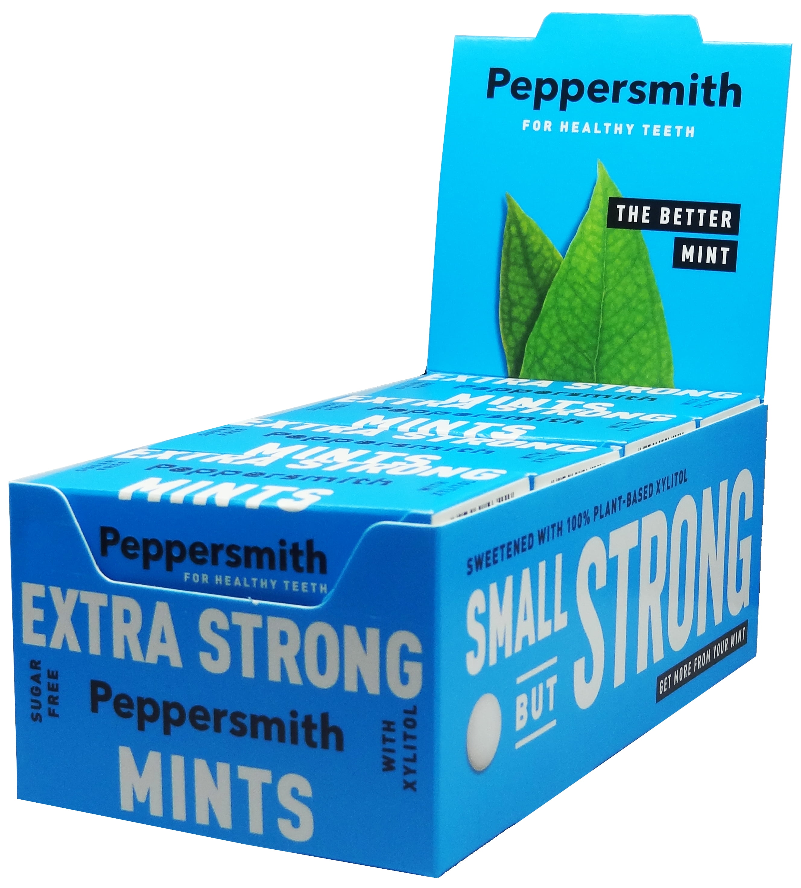 Peppersmith Sugar-Free Extra Strong Eucalyptus Xylitol Mints - 12 x 15g ...