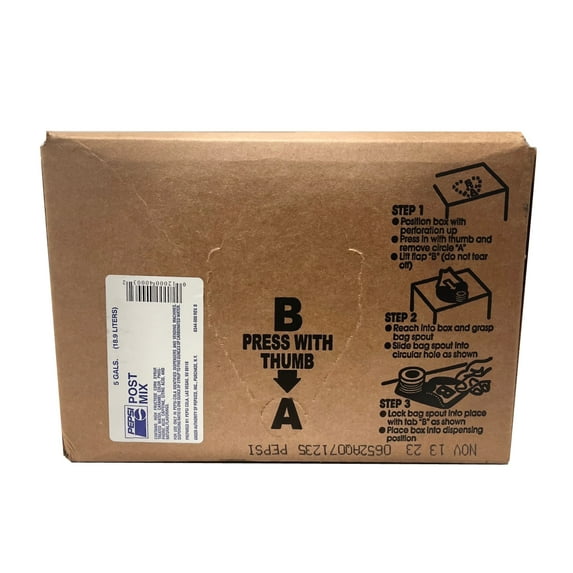 Pepsi Cola Fountain Syrup Concentrate for Soda Stream, 5 Gallon Bag-in ...