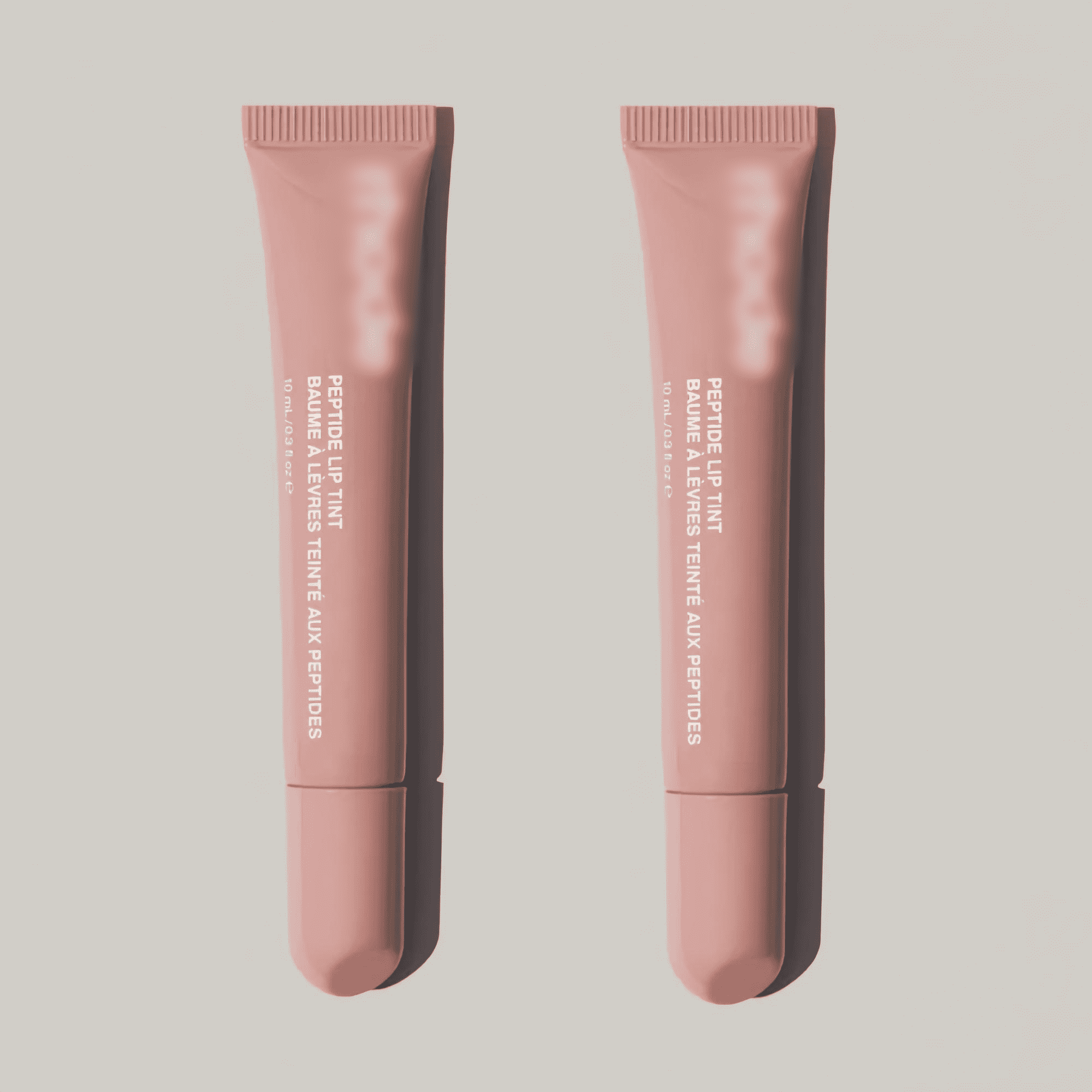 PEPTIDE LIP TINTS, Hydrating Glossy Finish, Rich Brown 2PC Set - 10 mL ...