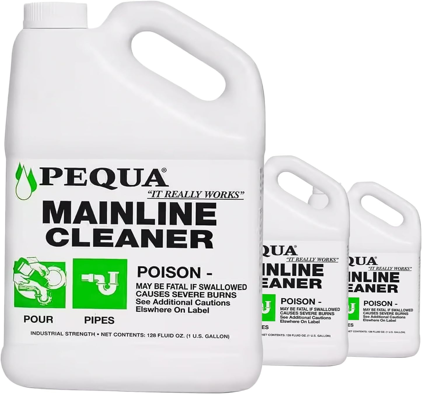 PEQUA INDUSTRIES Main Line Cleaner - Heavy-Duty Main Drain Opener for ...
