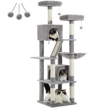 PAWZ Road 73 inches Large Cat Tree Tower Multi-Level Cat Condo with ...