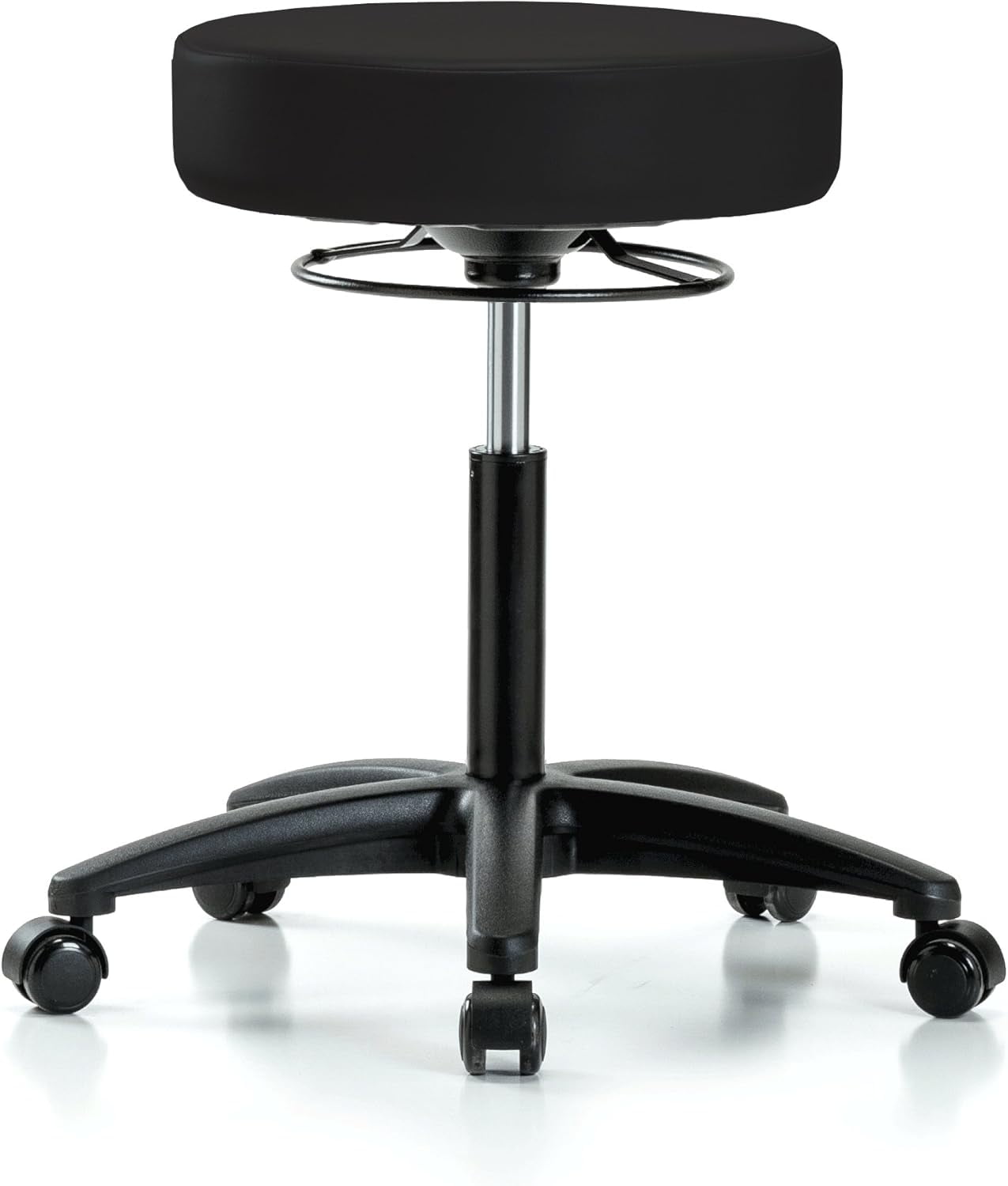 PERCH 360 Degree Rolling Height Adjustable Massage Therapy Swivel Stool ...
