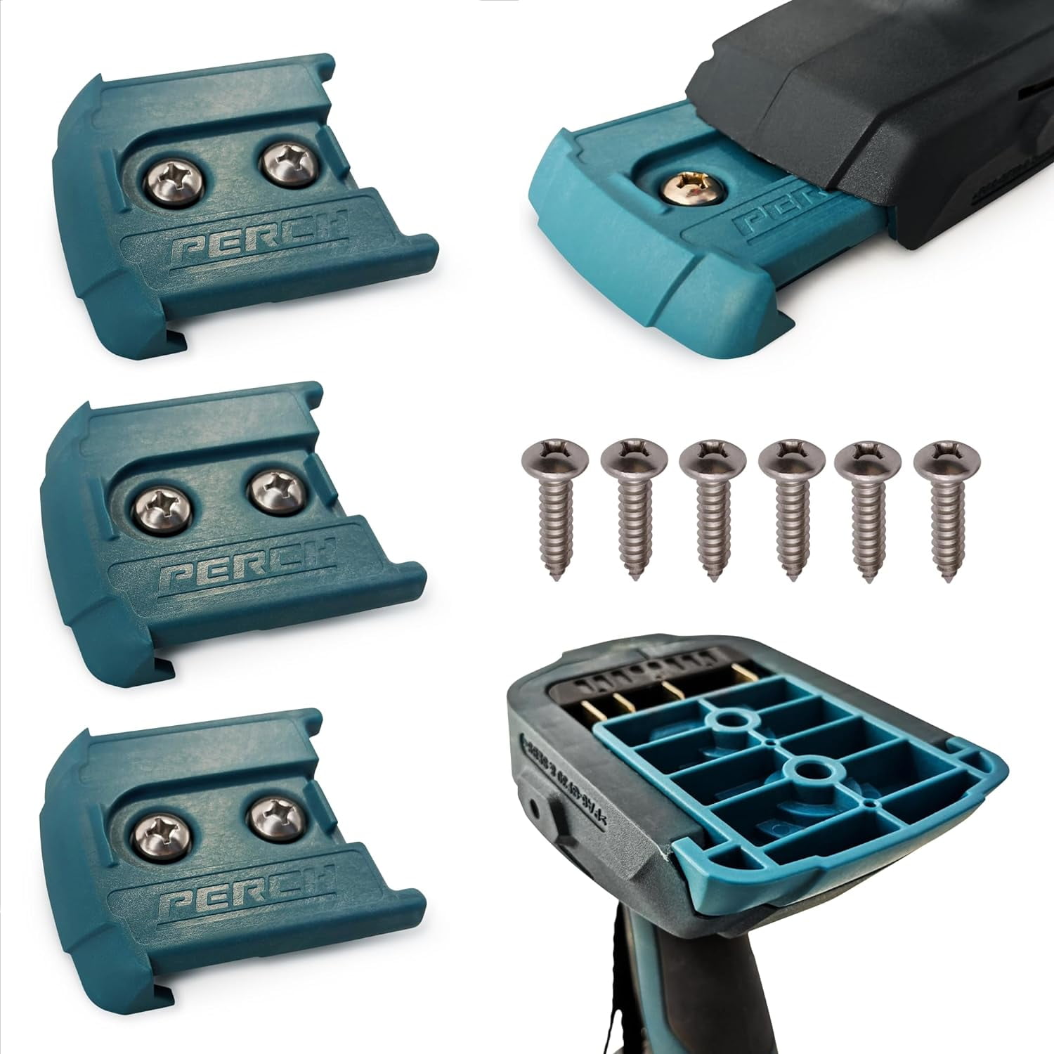 PERCH Tools Organization for BOSCH 18v Tools (3 Holders) | Made in USA ...