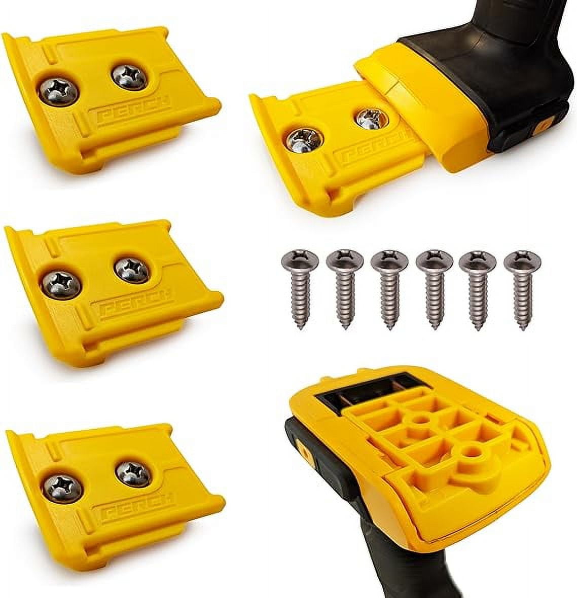 PERCH Tools Organization for DeWalt 20v Tools (3 Holders) | Made in USA ...