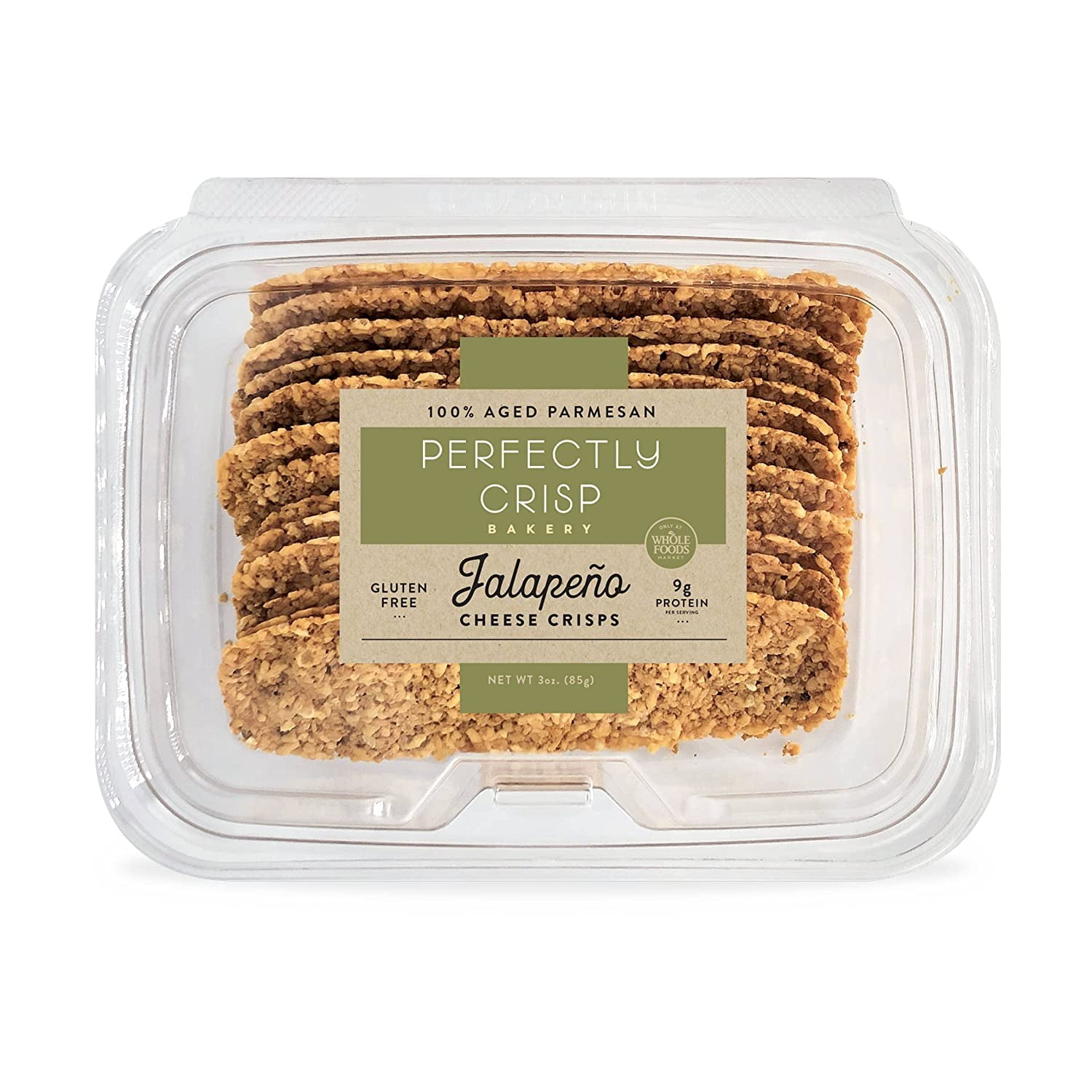 PERFECTLY CRISP Jalapeno Parmesan Crisps, 3 OZ - Walmart.com