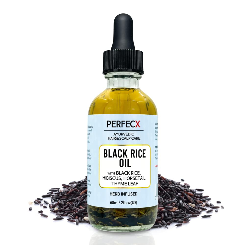 PERFECX Black Rice Ayurvedic Hair Oil 2oz(1PCE) - Walmart.com