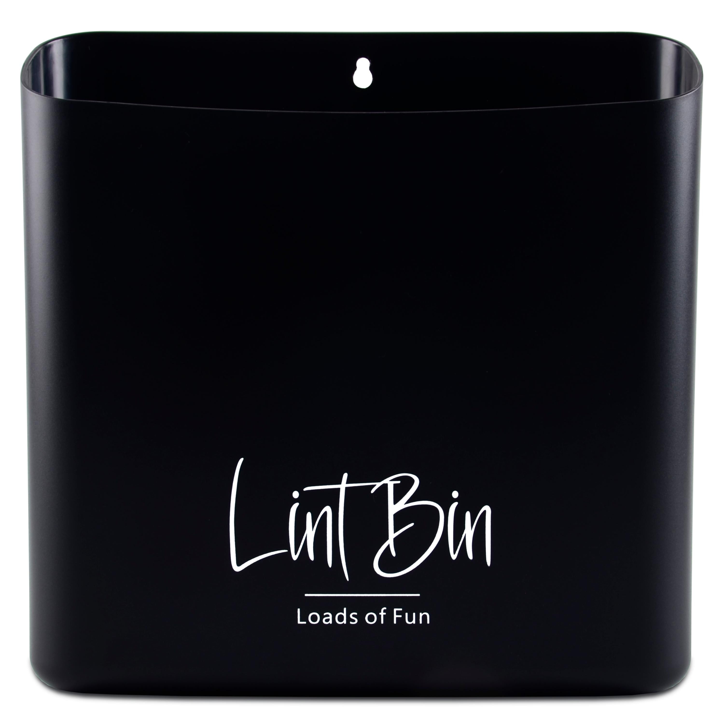 PERFNIQUE Magnetic Lint Bin for Laundry Room, Wall Mounted Lint Holder ...