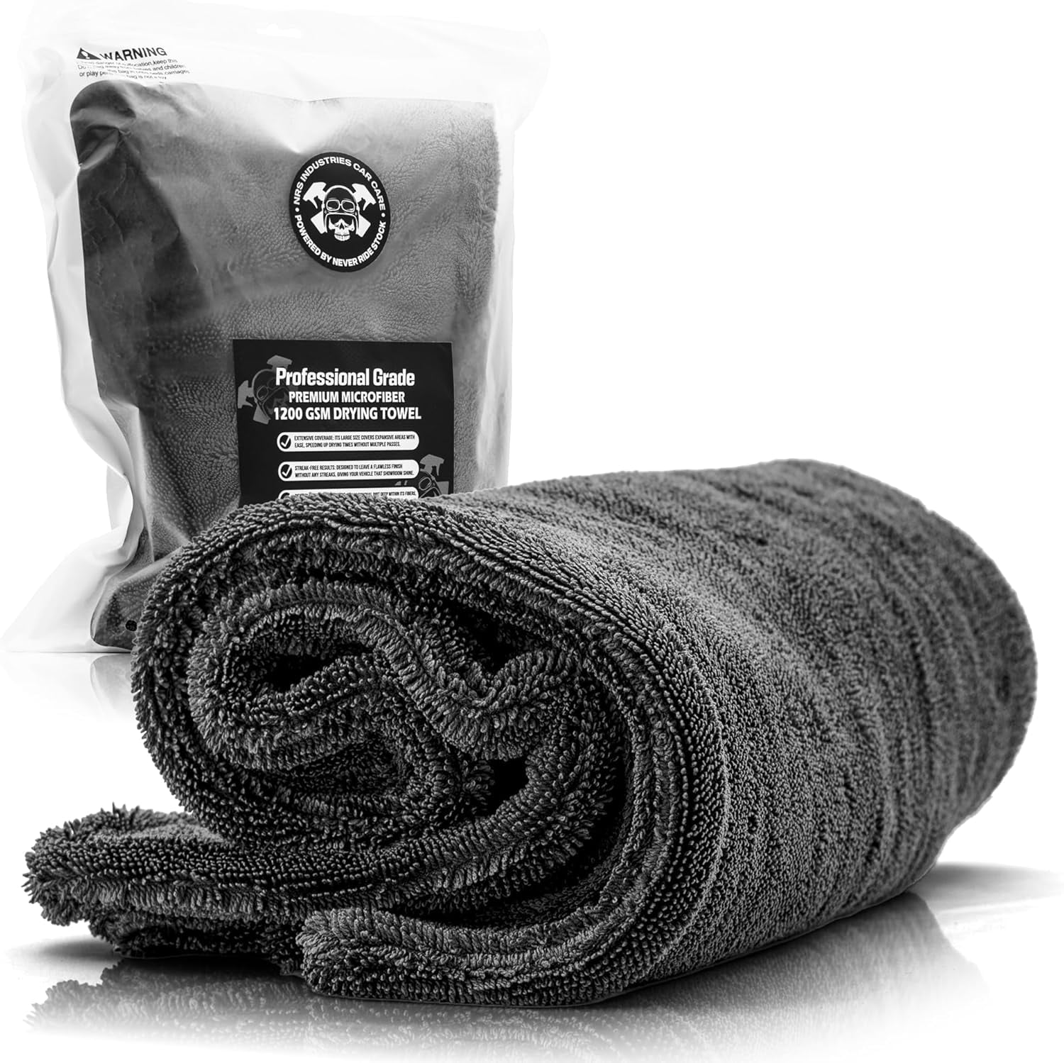 PERFORMANCE: Built with thick 1200 GSM strands, this premium microfiber ...