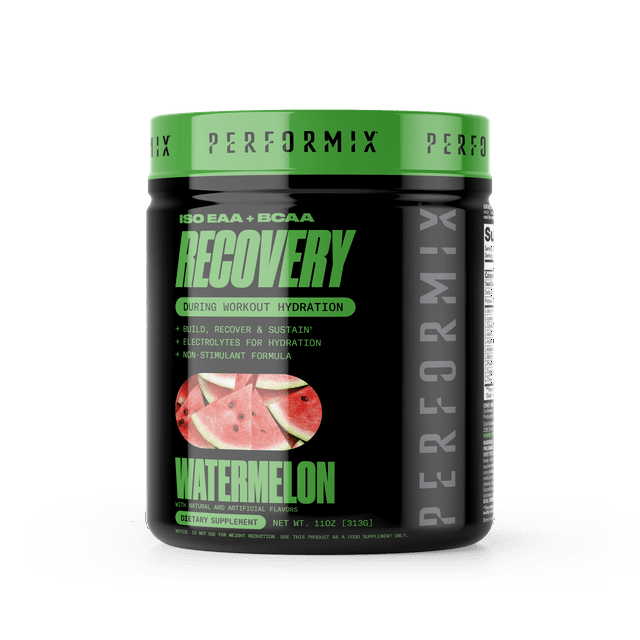 PERFORMIX ISO EAA+BCAA Recovery Powder, During Workout Hydration, Watermelon, 30 Servings ...