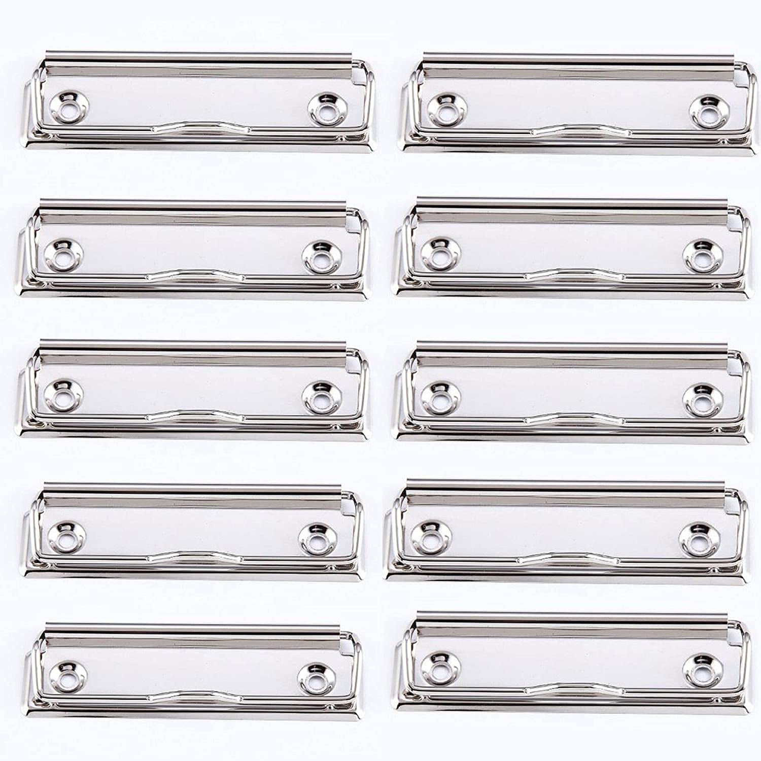 PERFORMORE 10 Pack of Clipboard Clips, 4 Inch Wide, Mountable Clipboard ...
