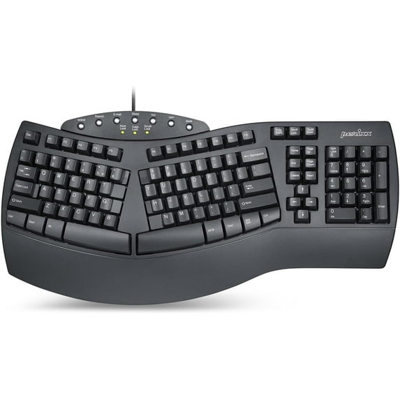 PERIBOARD-512B Wired Ergonomic Keyboard - Split Keyboard, Wrist Rest ...