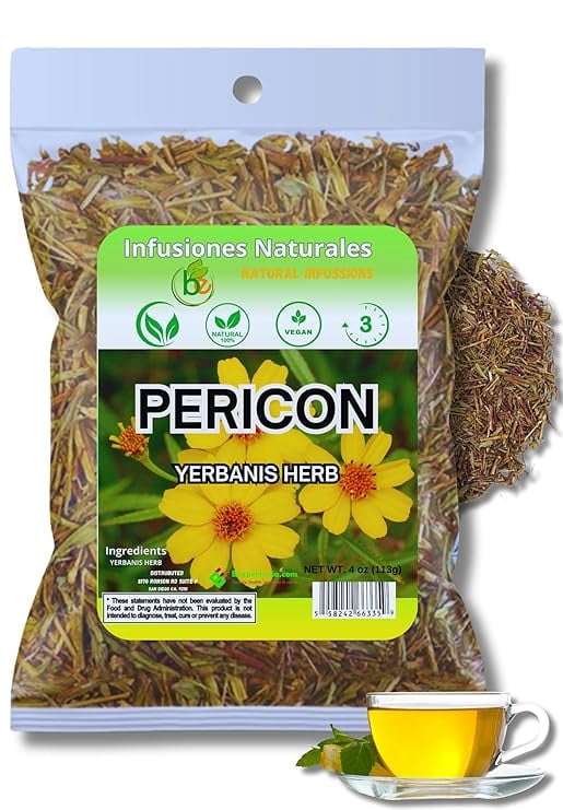 PERICON - Pericon (Yerbanis) Herbal Tea 4 oz, 100% All Natural Fresh ...