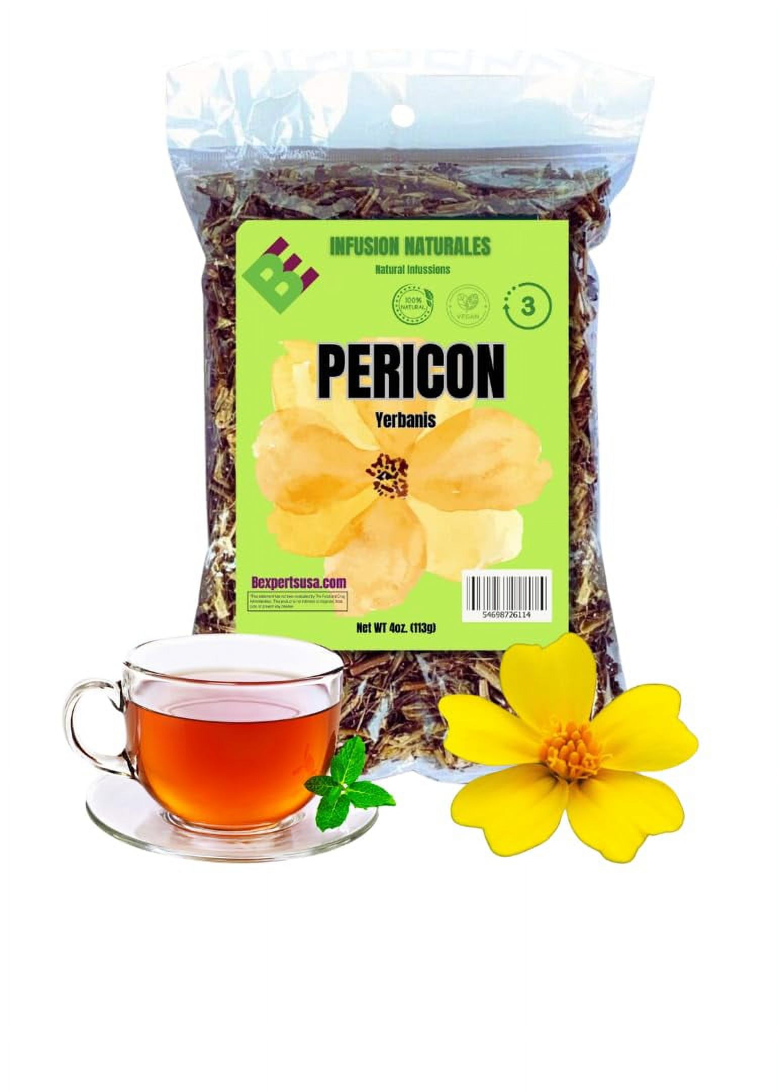 PERICON - Pericon (Yerbanis) Tea 4 oz, 100% All Natural Tea- vegan ...