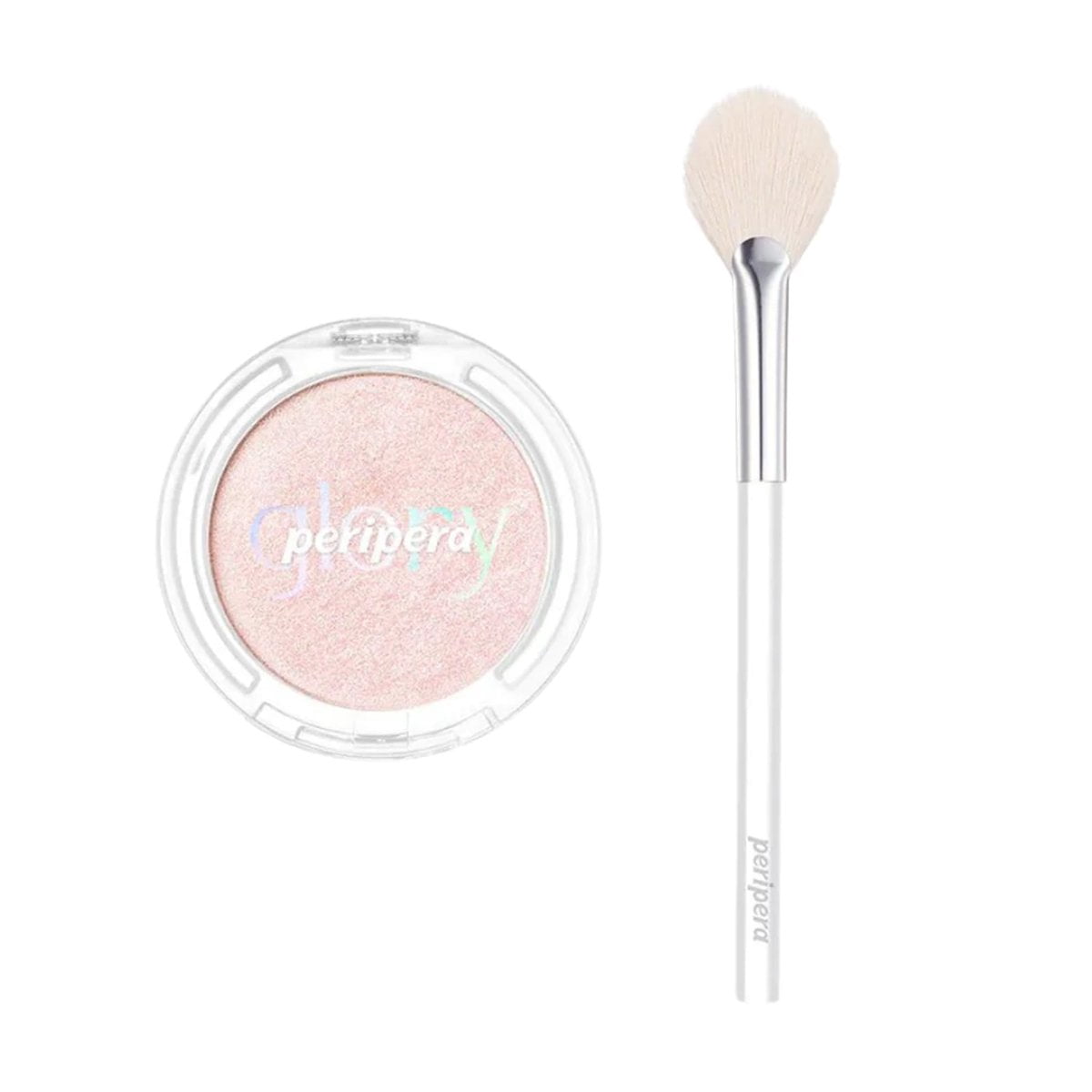 PERIPERA Pure Glory Highlighter Set With Brush - #02 Night Glory ...