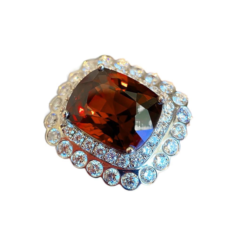 PERITANG Elegant Proposal Wedding For Women Ladies High Quality ...