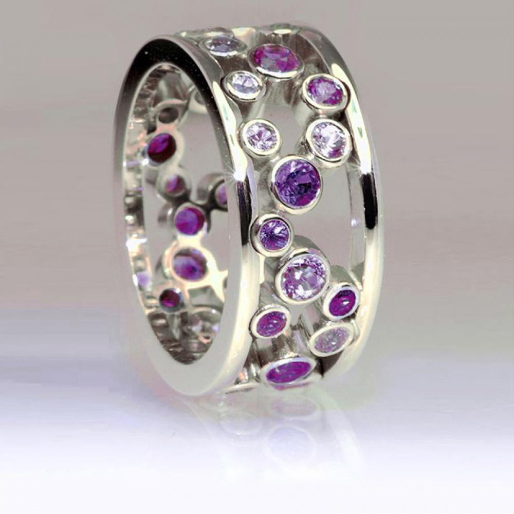 PERITANG With handcrafted details Promise Ring Anniversary For Her For ...