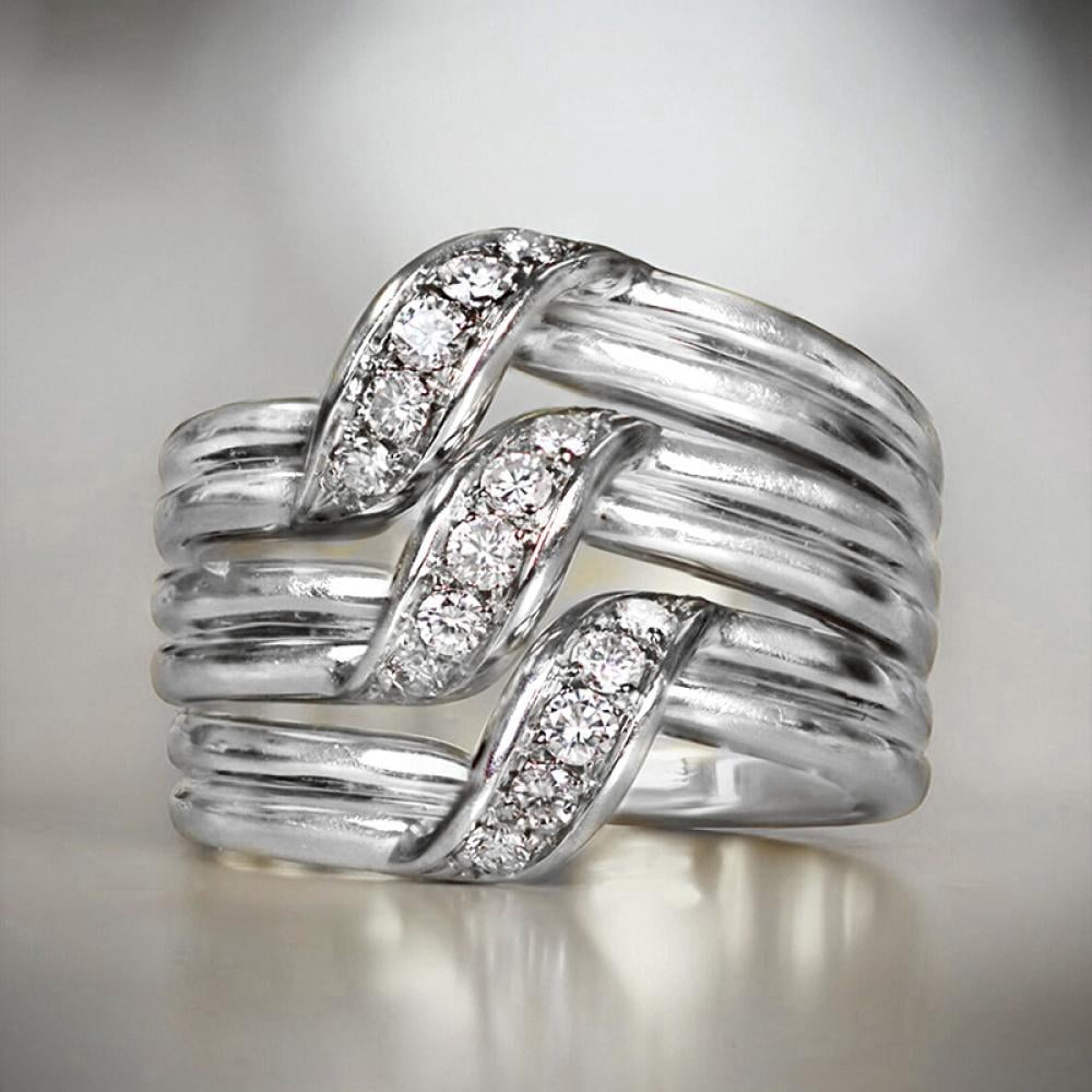 PERITANG With handcrafted details Promise Ring Proposal For Her Ladies ...