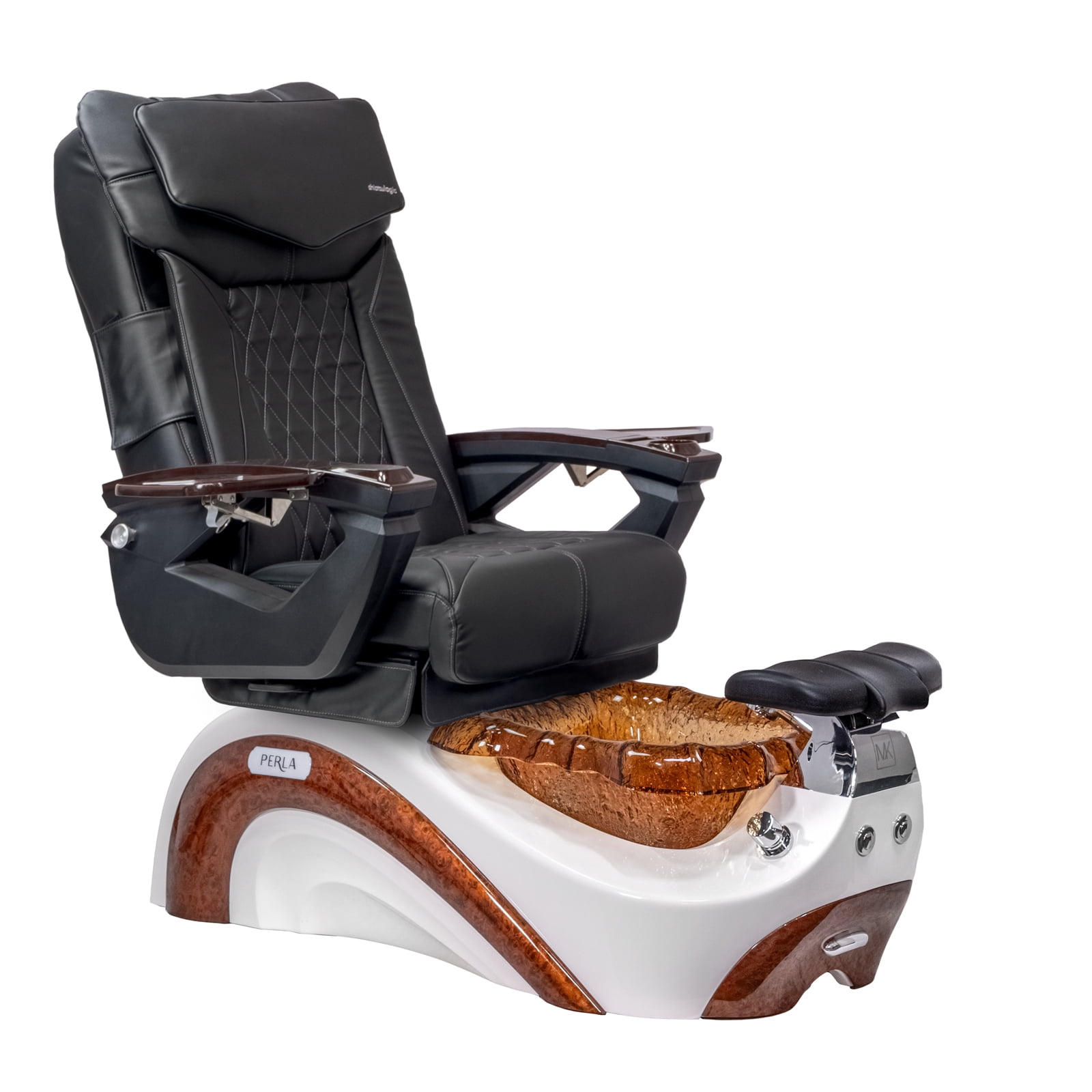 PERLA 18 LX Shiatsulogic Pedicure Chair White Gold Tub w/ Discharge ...