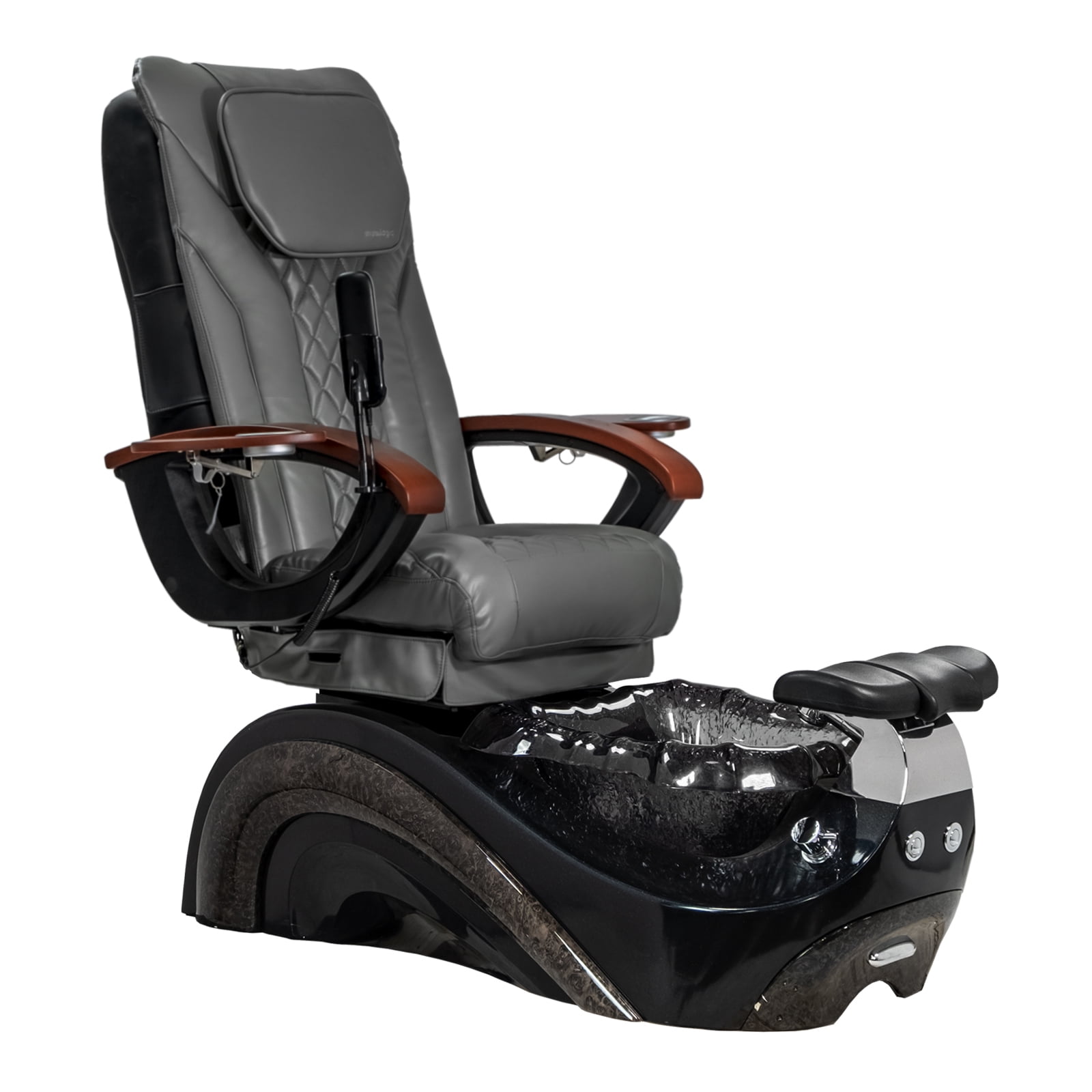 PERLA Shiatsulogic 16 EX Pedicure Chair Black Tub w/ Discharge Pump ...