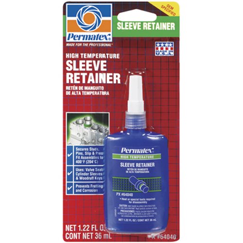 PERMATEX 64040 Thread Locking Compounds Green Sleeve Retainer - Walmart.com