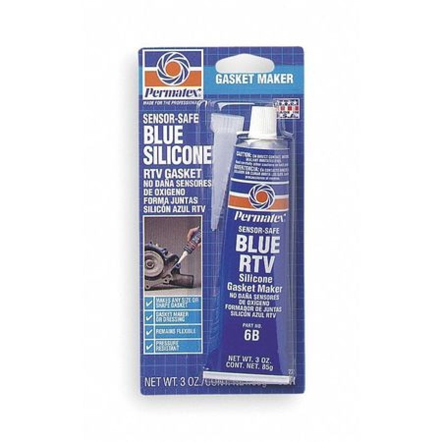 PERMATEX 80022 RTV Silicone Sealant,3 oz Tube,Blue - Walmart.com