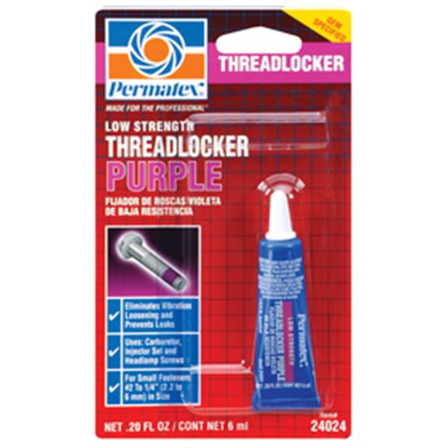 PERMTX-LOCKT 24024 Low Strength Threadlocker - Purple - Walmart.com