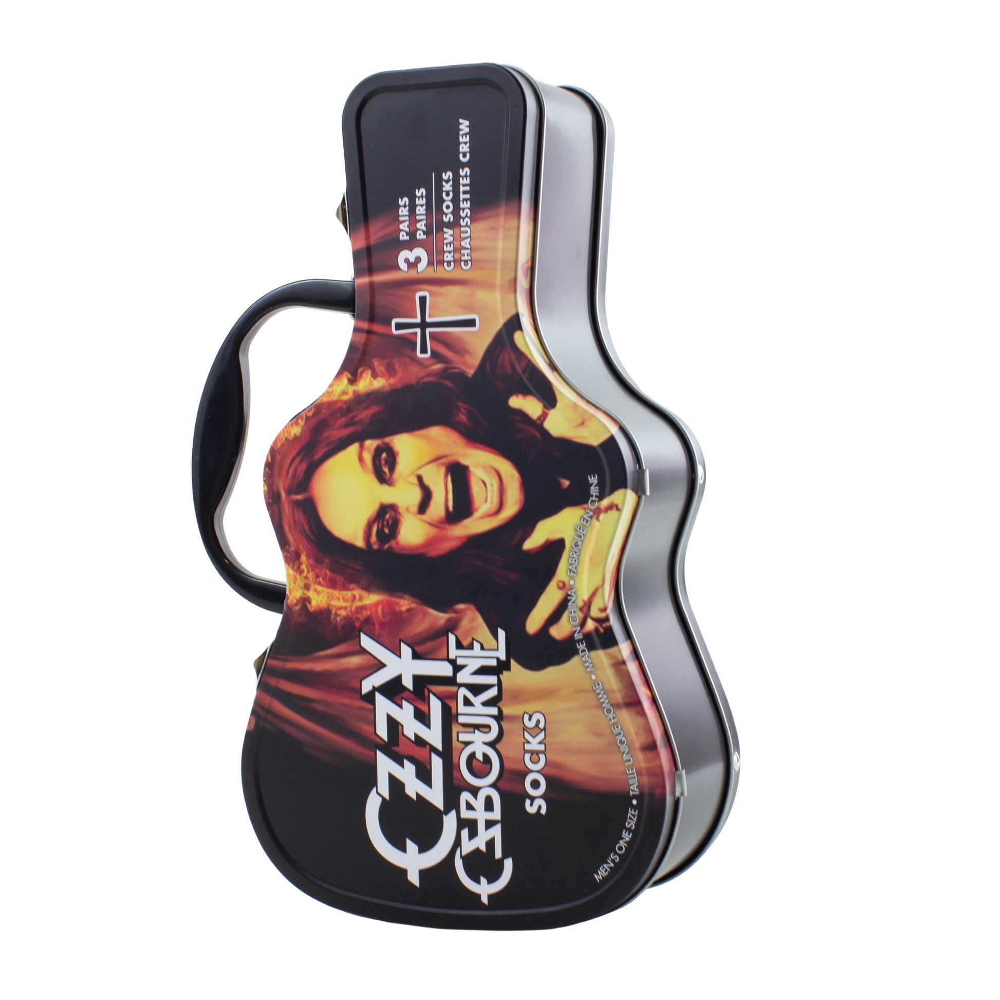 PERRI'S SOCKS Ozzy Osbourne Guitar Tin Sock Box - Licensed Ozzy ...