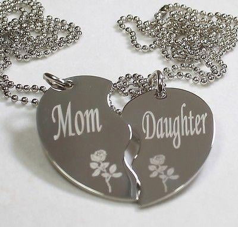 Split heart necklace mother daughter store