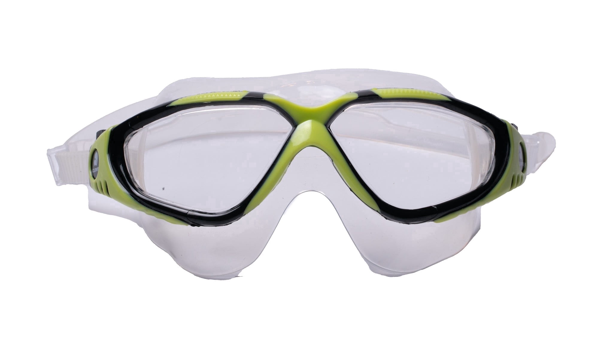 CLEAR'R PERSPECTIVE Adult Swim Mask - Black/Yellow Unisex - Walmart.com
