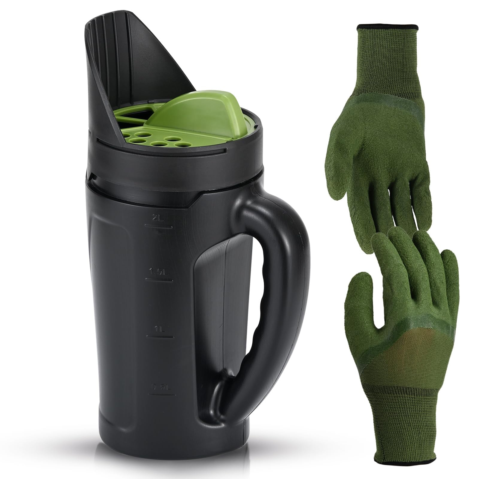 PERSZEN Seed Spreader TWE5 HHeld, HSpreader Lawn Garden for Fertilizer ...