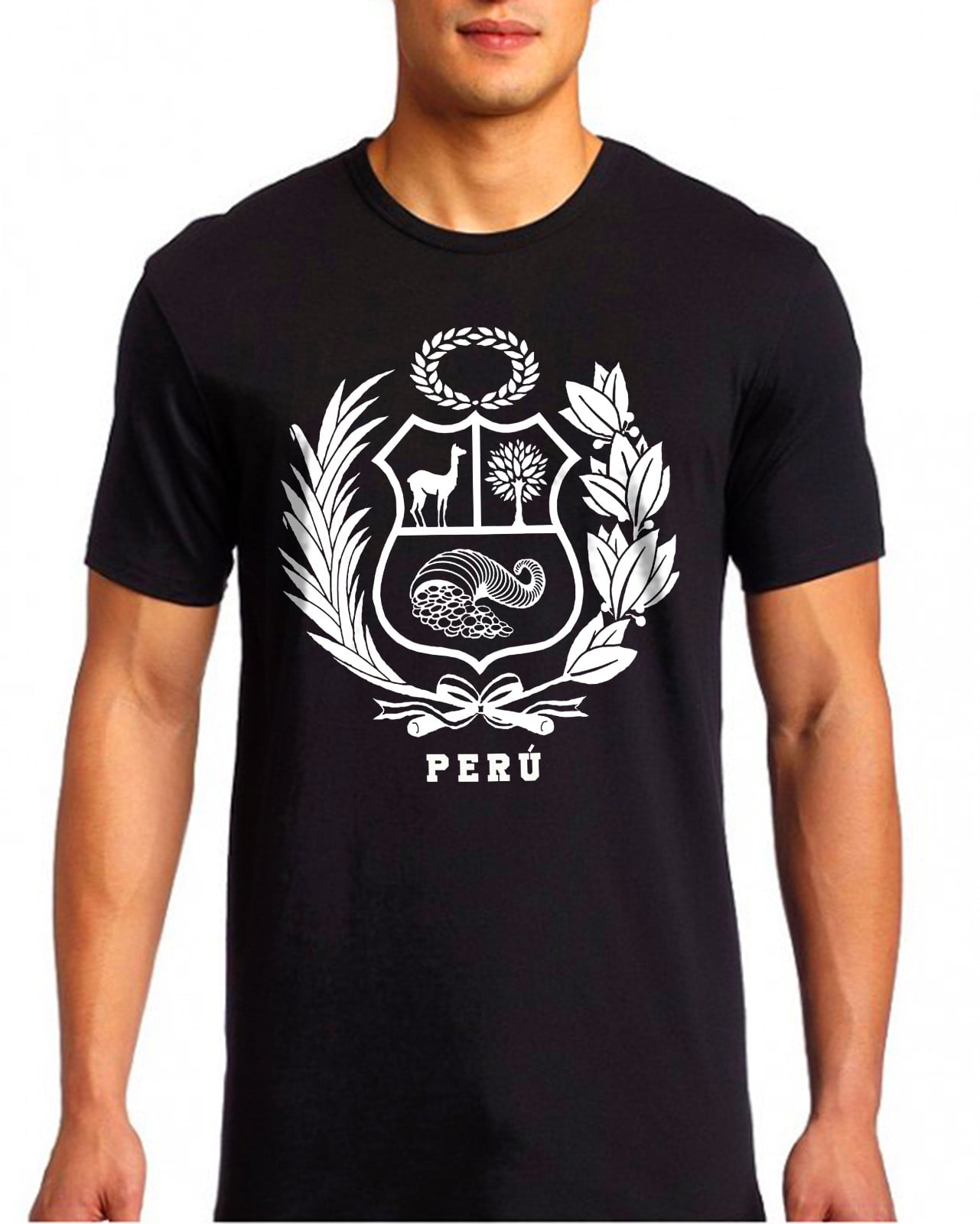 PERU CAMISETA ESCUDO PERUANO, PERUVIAN COAT OF ARM T SHIRTS SIZES AND ...