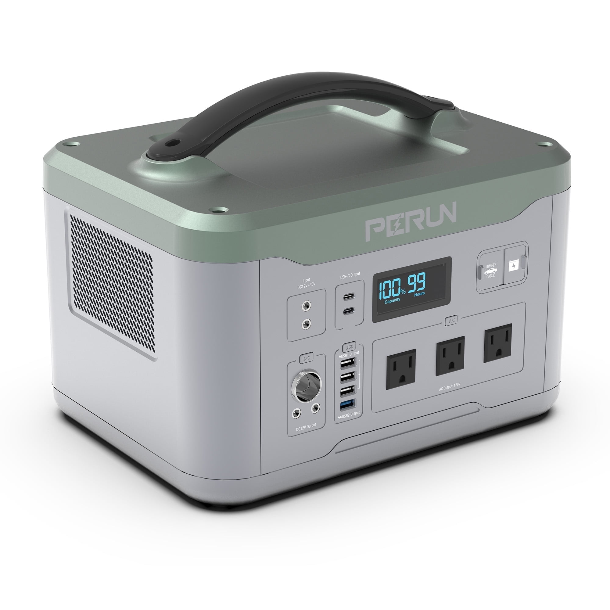 PERUN 1500W Continuous / 3000W Peak Portable Power Station - Walmart.com