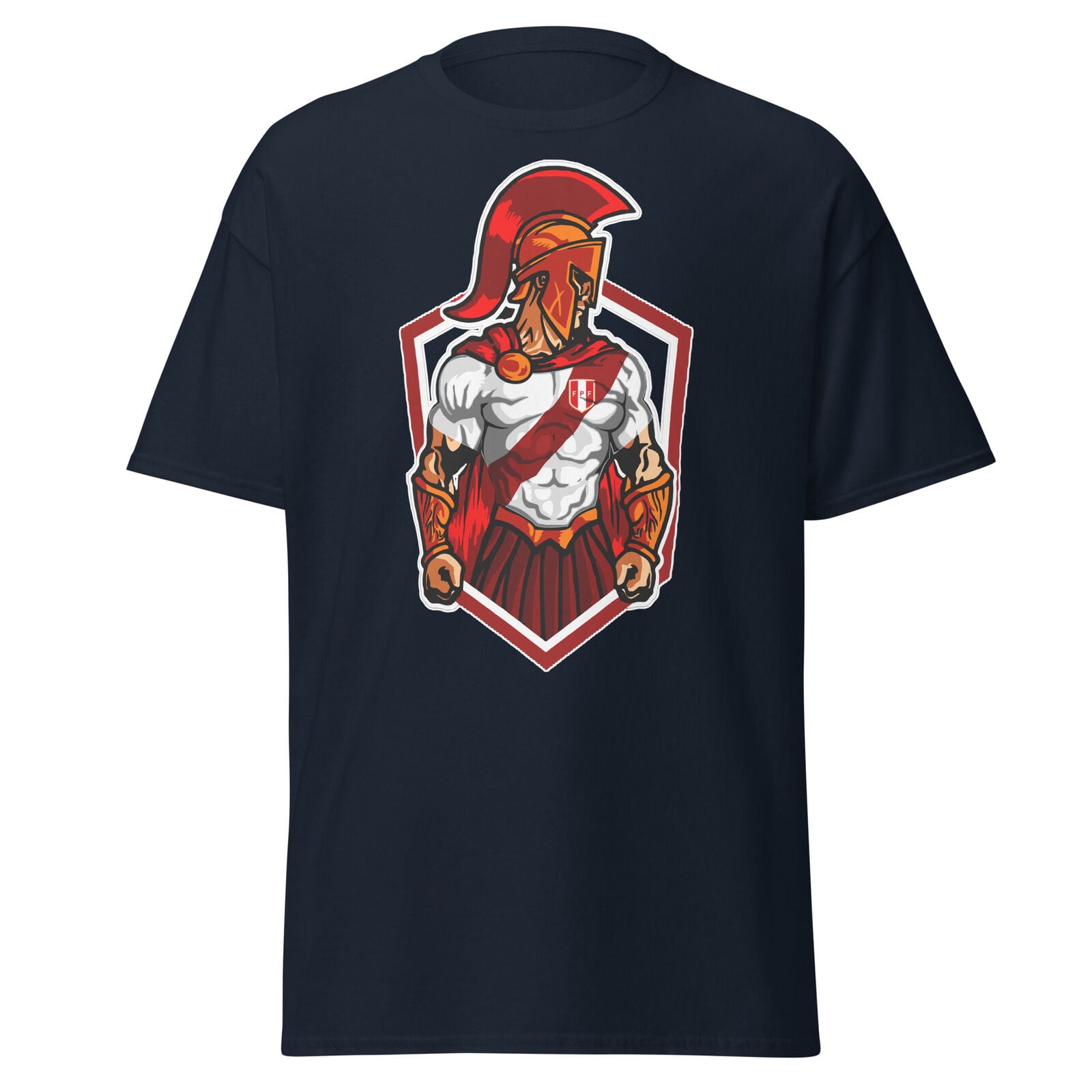 PERUVIAN WARRIOR FPF SOCCER PLAYER PERU GREAT T SHIRT Men's classic tee ...