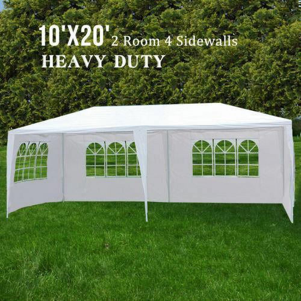 PERUYQ 10x20 W/4 sidewalls, Party Wedding Tent with Removable Walls ...