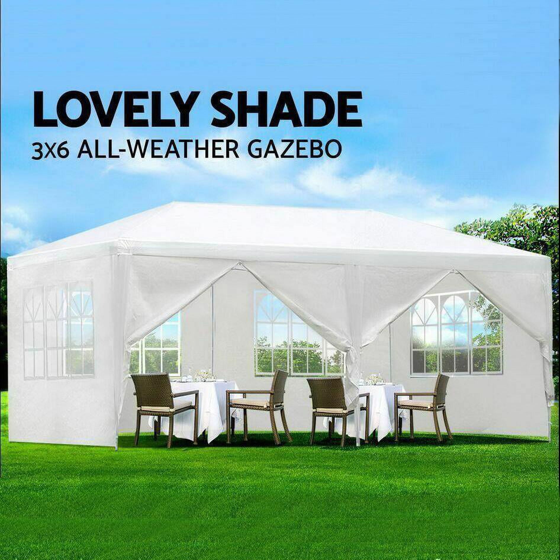 PERUYQ 10x20 W/6 sidewalls, Party Wedding Tent with Removable Walls ...