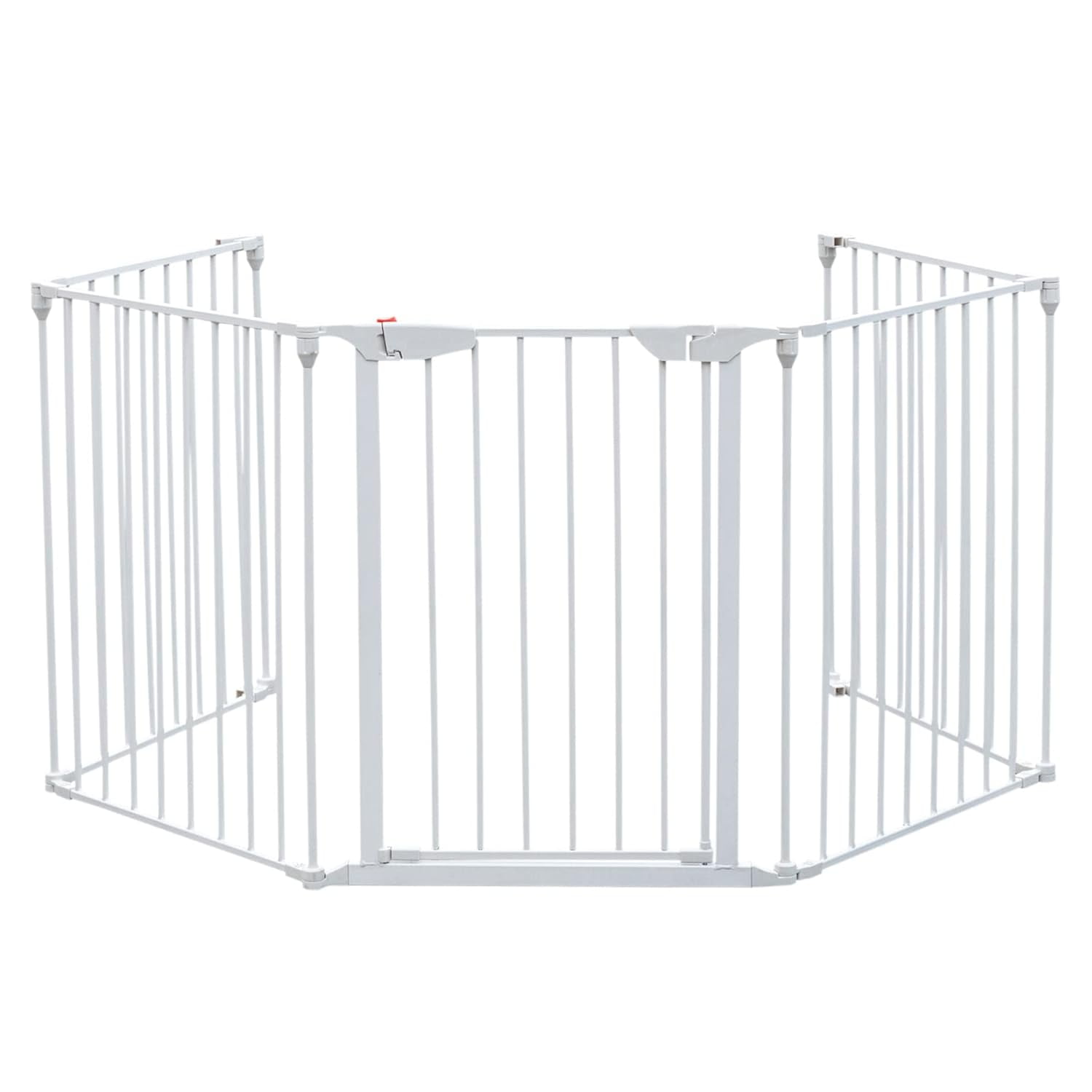 PERUYQ 120-Inch Wide Metal Baby Safety Fence/Play Yard Adjustable ...