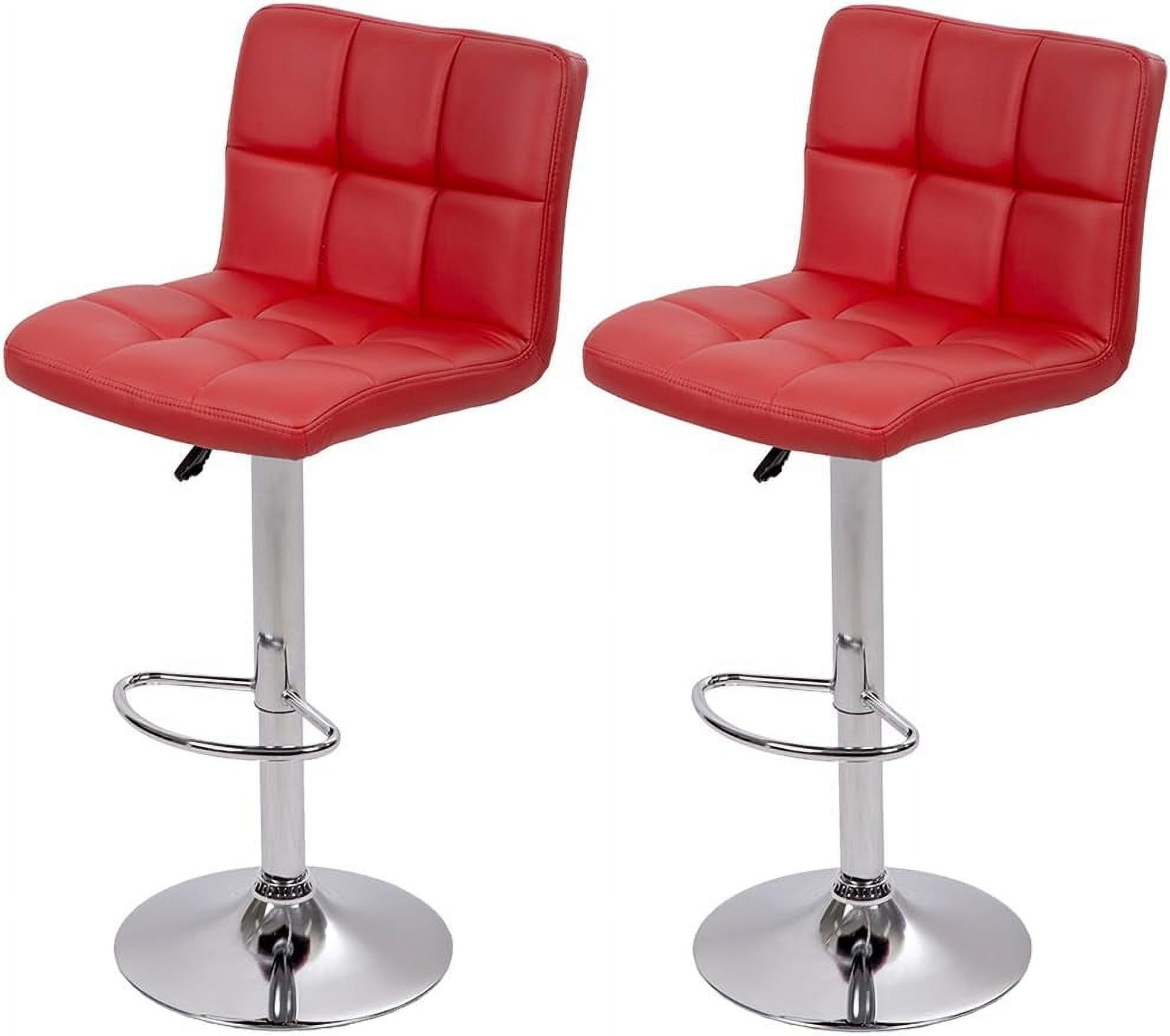 PERUYQ Bar Stools Set of 2, Adjustable Swivel Bar Stools, Counter ...
