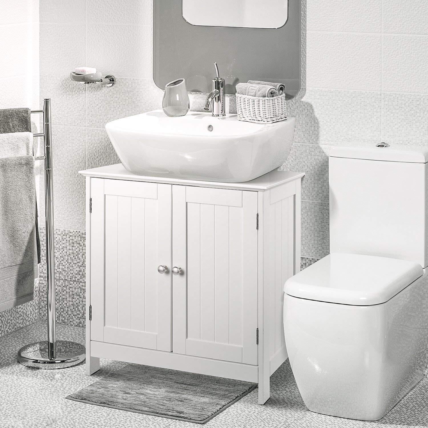 PERUYQ Bathroom vanity cabinet bottom sink storage container sink ...