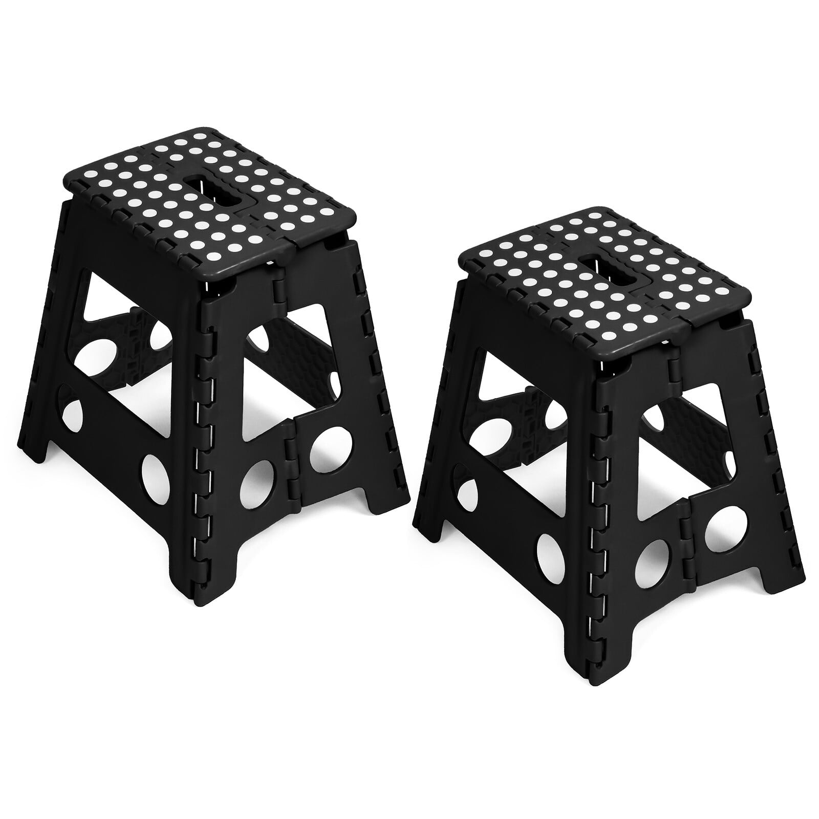 PERUYQ Home Folding Step Stool - (Pack of 2) Foot Stool with 9/16 Inch ...